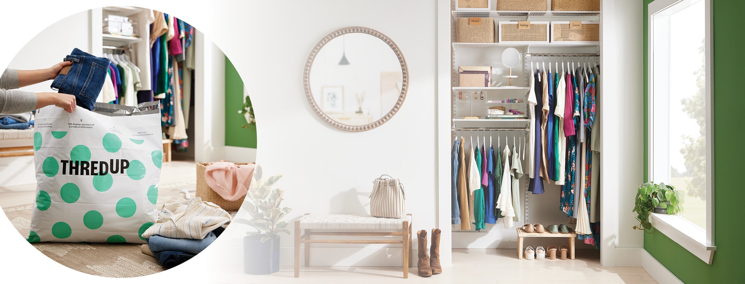 Container Store x ThredUp | Closet Clean Out